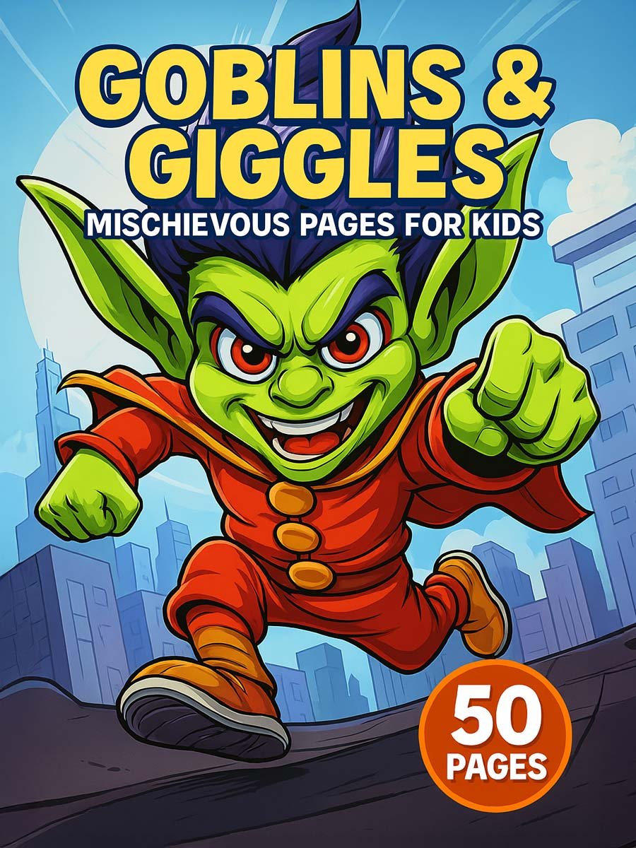 Goblins & Giggles – 50 Mischievous Pages for Kids | Little Wonder ...